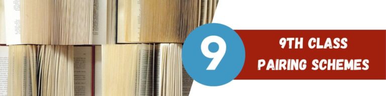 9th Class Pairing Scheme 2025 of All Subjects - Punjab - Ustad360