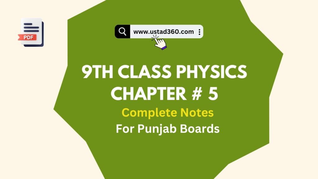 9th Physics Chapter 2 Numericals Solved PDF - Ustad360 9th Physics Chapter 2 Numericals Solved PDF - Ustad360