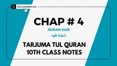10th Class Tarjuma Tul Quran Notes 2024 (All Chapters) PDF - Ustad360